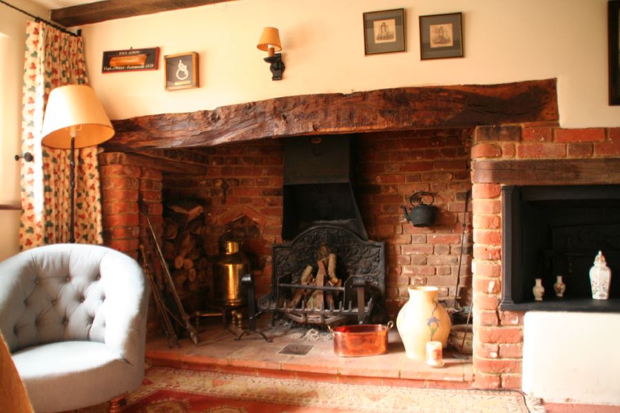 Stunning Country Cottage Fireplaces Ideas Home Building Plans 55438
